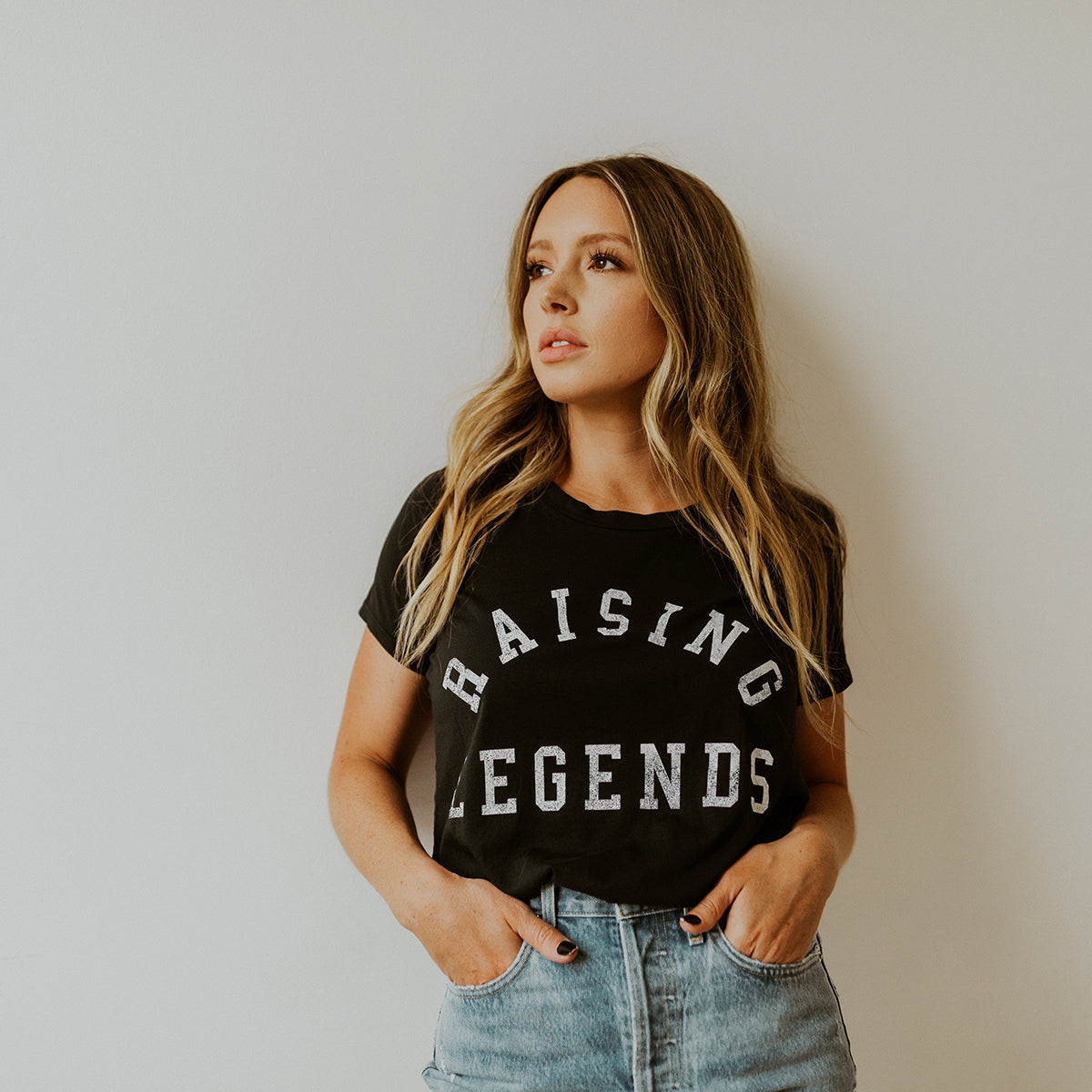 WOMENS RAISING LEGENDS® VINTAGE TEE - FADED BLACK – Ford And Wyatt